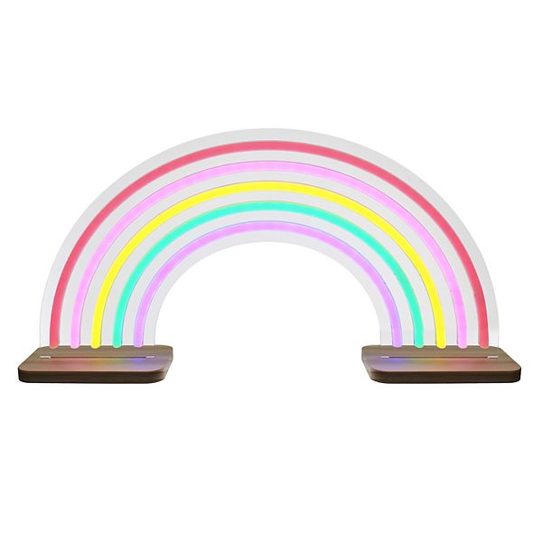 The Big One Kids™ LED Neon Rainbow Table Decor