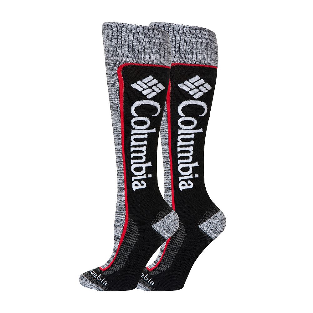 Women's Columbia 2-pack Thermolite Color Block Knee High Ski Socks