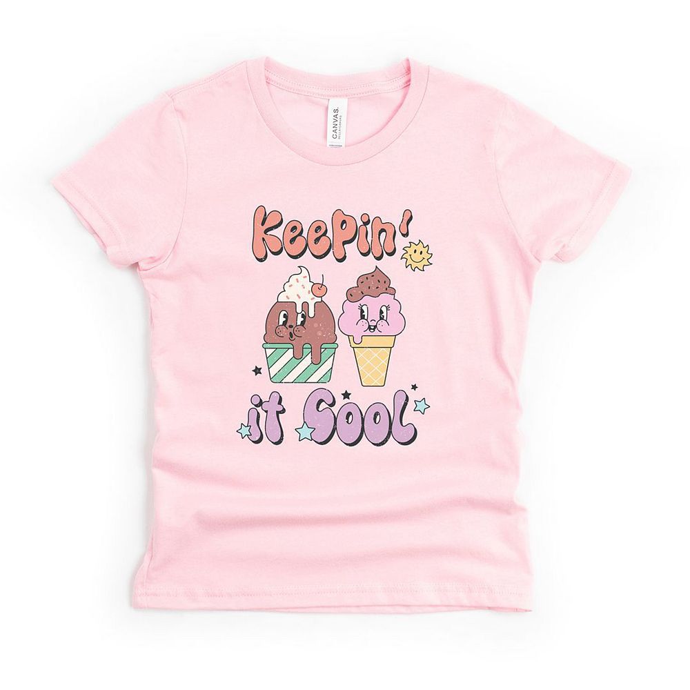 Keepin' It Cool Ice Cream Youth Short Sleeve Graphic Tee