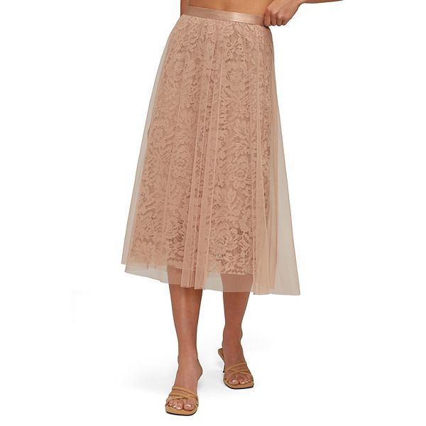 Women's Wildfox Tulle & Lace Skirt