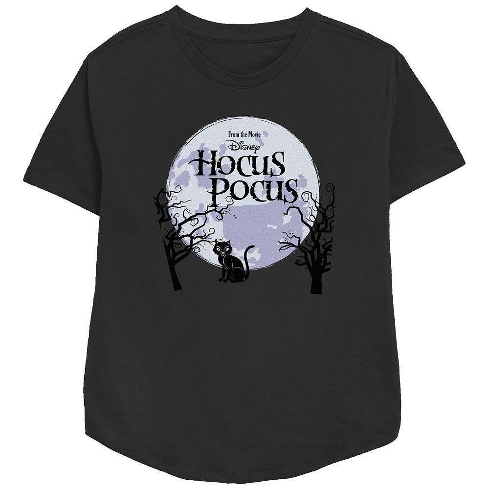 Disney's Hocus Pocus Juniors' Logo Title Full Moon Background Relaxed ...