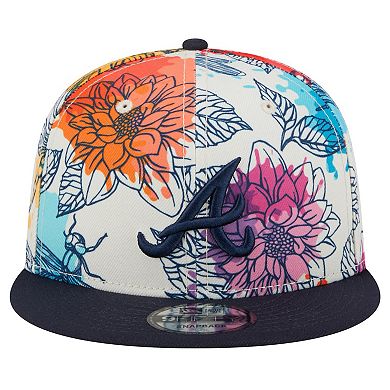 Men's New Era Navy Atlanta Braves Spring Training 9FIFTY Snapback Hat