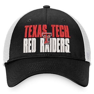 Men's Top of the World Black/White Texas Tech Red Raiders Stockpile ...