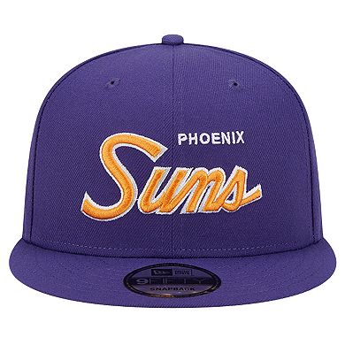 Men's New Era Purple Phoenix Suns Evergreen Script Side Patch 9FIFTY ...