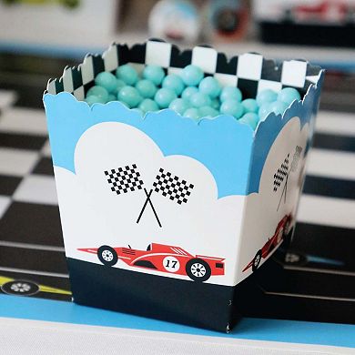 Big Dot Of Happiness Let's Go Racing Racecar Mini Favor Boxes Party ...