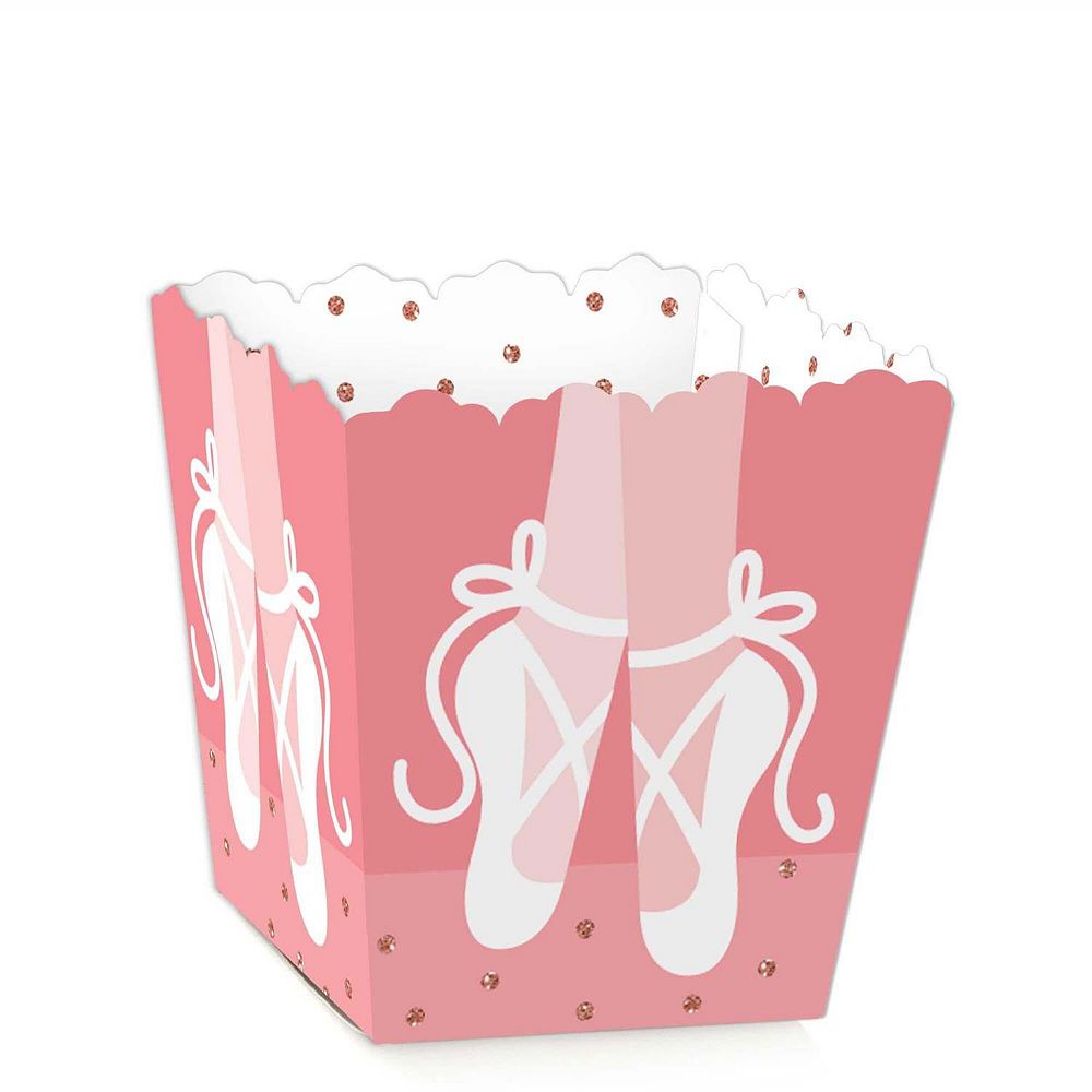 Big Dot Of Happiness Tutu Cute Ballerina - Mini Favor Boxes - Treat Candy Boxes - 12 Ct