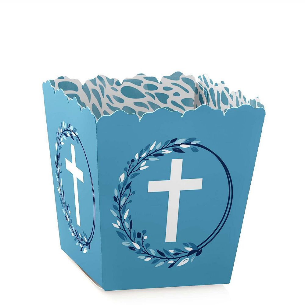Big Dot Of Happiness Blue Elegant Cross - Party Mini Favor Religious ...