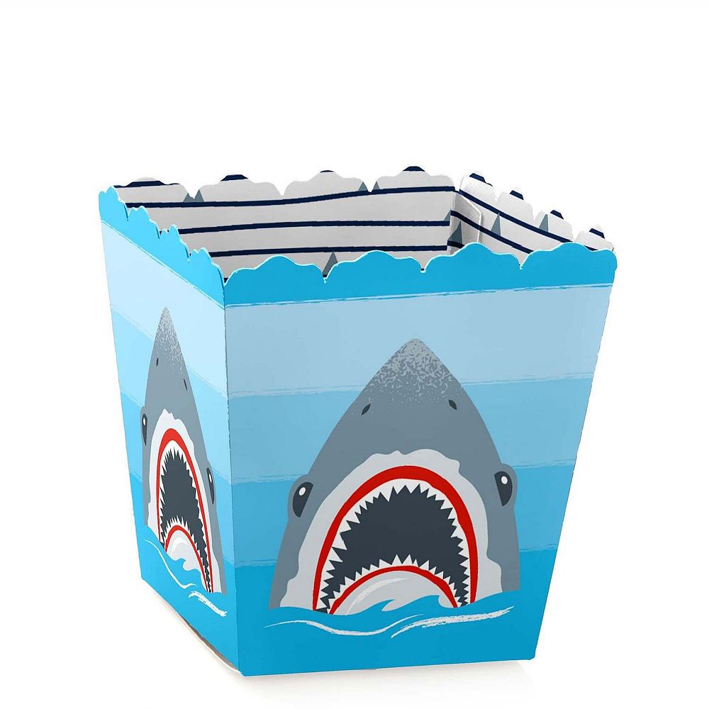 Big Dot Of Happiness Shark Zone - Mini Favor Boxes - Jawsome Shark ...