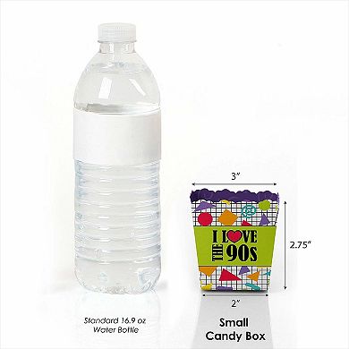 Big Dot Of Happiness 90's Throwback Party Mini Favor Box 1990s Party ...