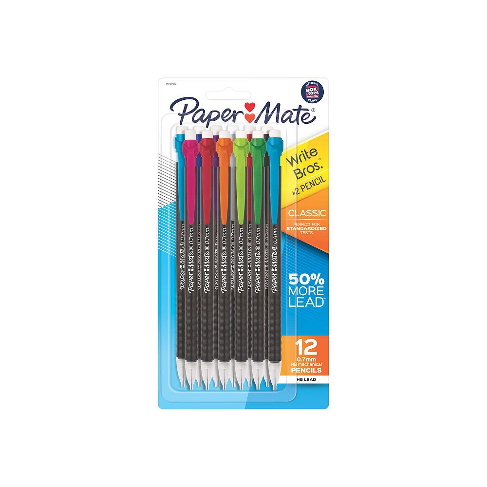 Paper Mate® Mechanical Pencils, Write Bros. Classic #2 Pencil, 0.7mm ...