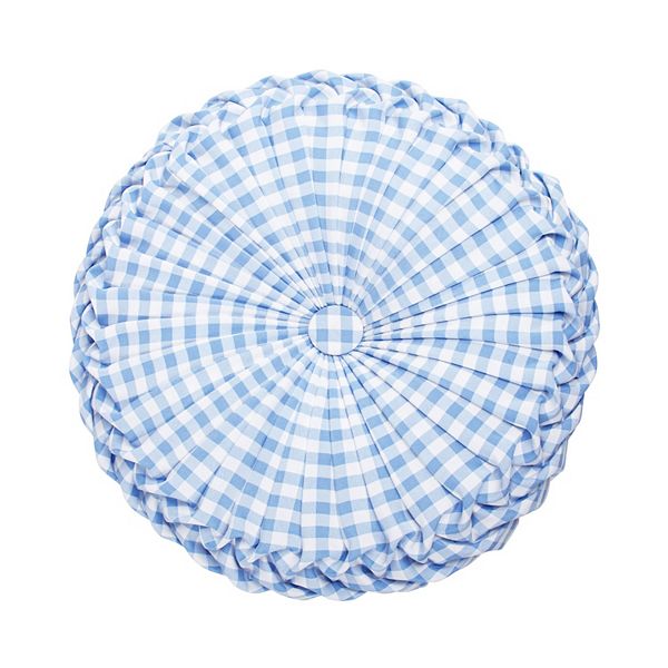 Levtex Home Radela Gingham Round Throw Pillow