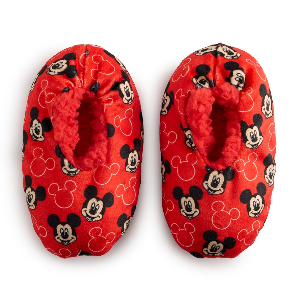 Disney's Mickey Mouse Classic Snuggle Toe Toddler Slippers