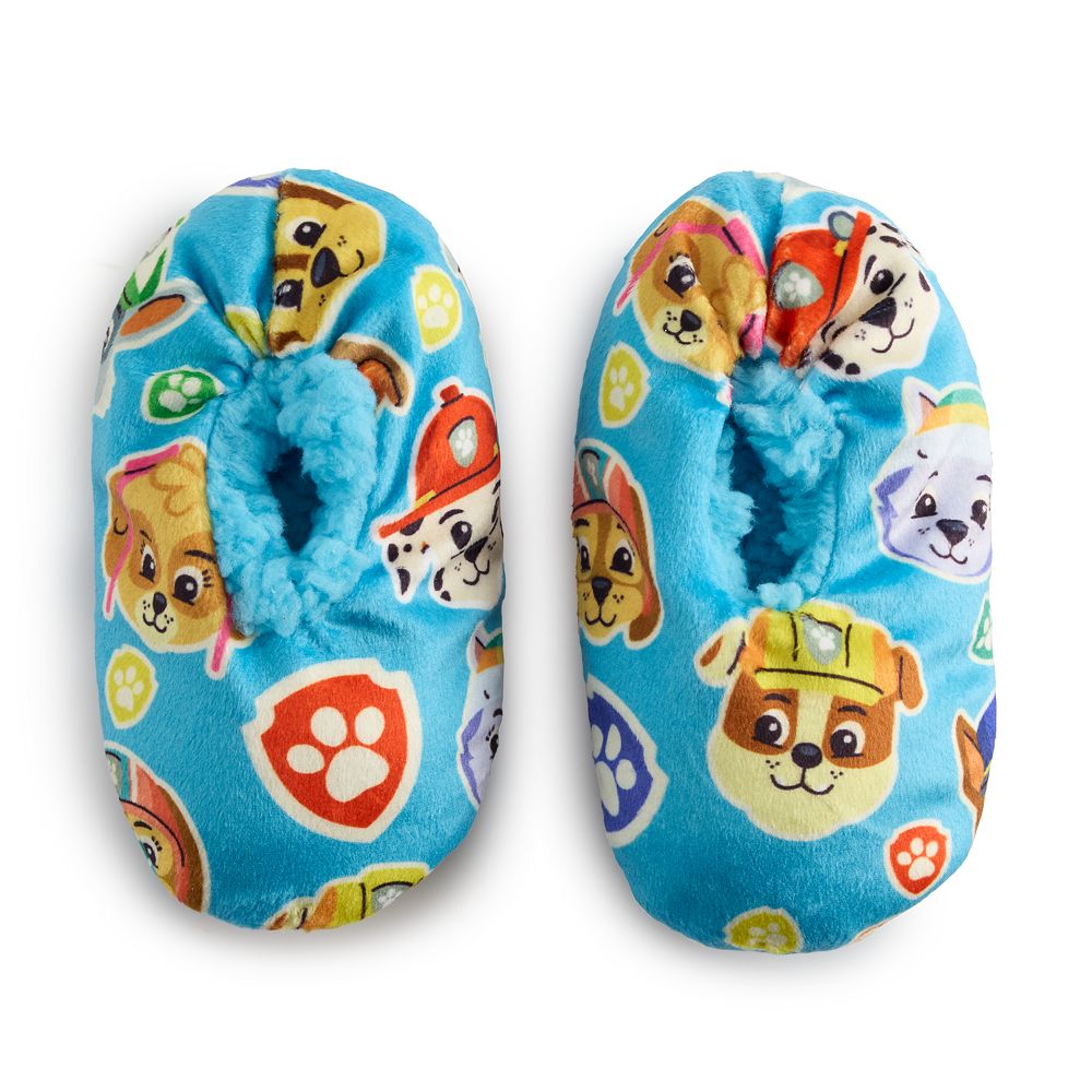 Paw Patrol On The Roll Snuggle Toe Toddler Slippers