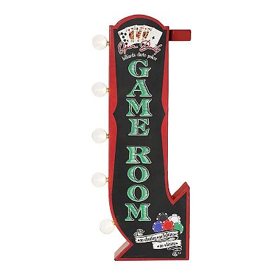 American Art Décor Vintage Game Room LED Marquee Wall Sign