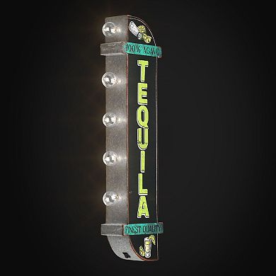 American Art Décor Agave Tequila Finest Quality LED Marquee Wall Sign