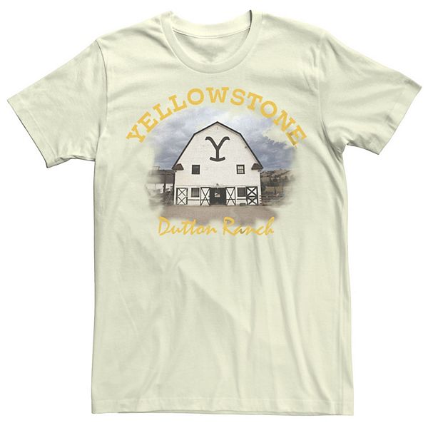 Men's Yellowstone Dutton Ranch Barn Graphic Tee