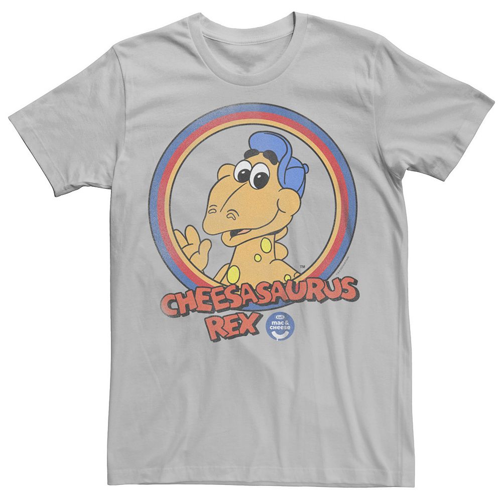 Men's Kraft Mac & Cheese Cheesasaurus Rex Stamp Graphic Tee