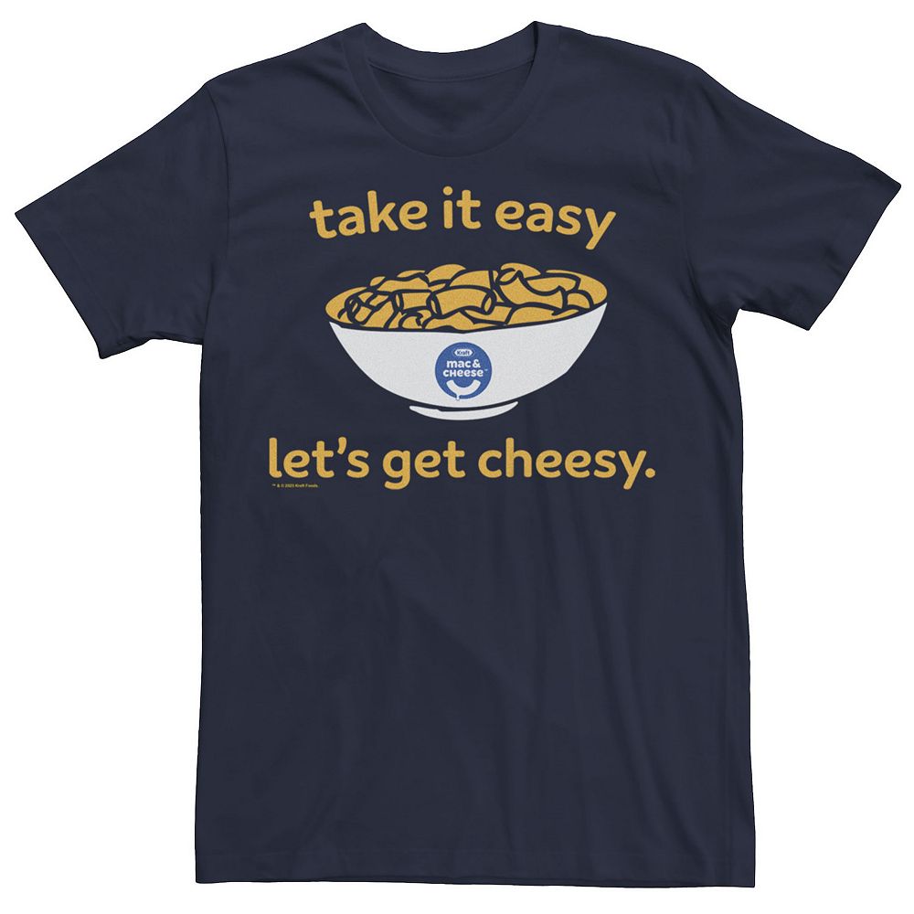 Men's Kraft Mac & Cheese Take It Easy Let's Get Cheesy Graphic Tee