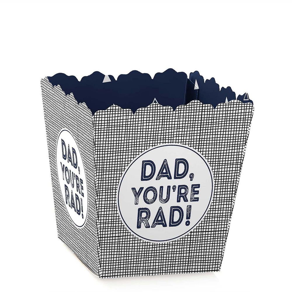 Big Dot Of Happiness My Dad Is Rad Mini Favor Box Father's Day Party ...