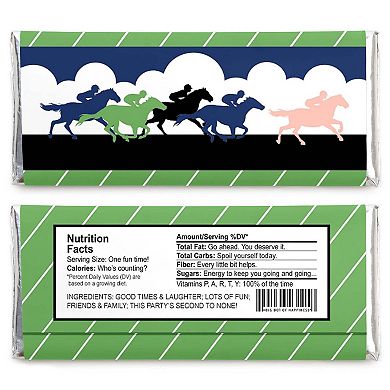 Big Dot Of Happiness Kentucky Horse Derby - Candy Bar Wrapper Horse ...