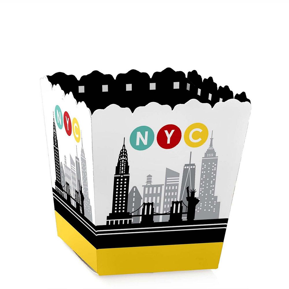 Big Dot Of Happiness Nyc Cityscape Mini Favor Box New York City Party ...