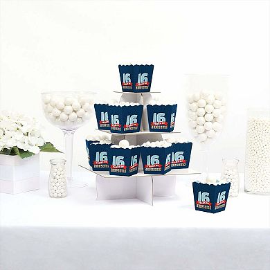 Big Dot Of Happiness Boy 16th Birthday Mini Favor Boxes Sixteen Party ...
