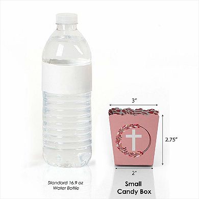 Big Dot Of Happiness Pink Elegant Cross - Party Mini Favor Religious ...
