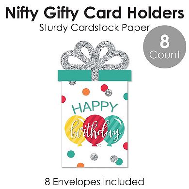 Big Dot Of Happiness Colorful Happy Birthday Party Money & Nifty Gifty ...