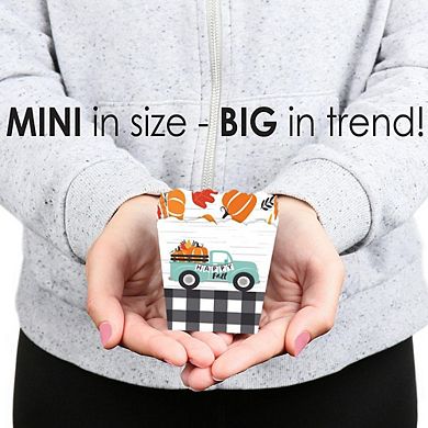 Big Dot Of Happiness Happy Fall Truck Favor Harvest Pumpkin Party Treat ...