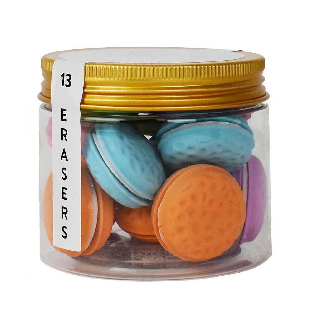 Sheffield Home Macaron Erasers 13-Piece Set