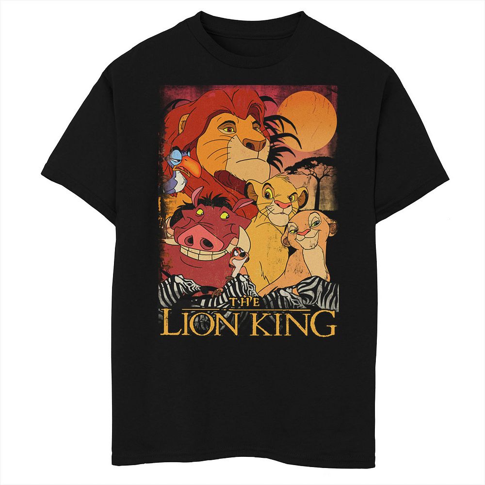Disney's The Lion King Collage Poster Boys Husky Graphic Tee