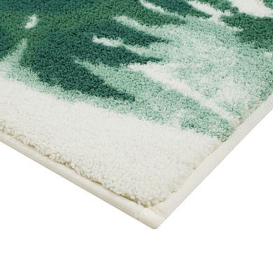 St. Nicholas Square® Watercolor Trees Bathroom Rug