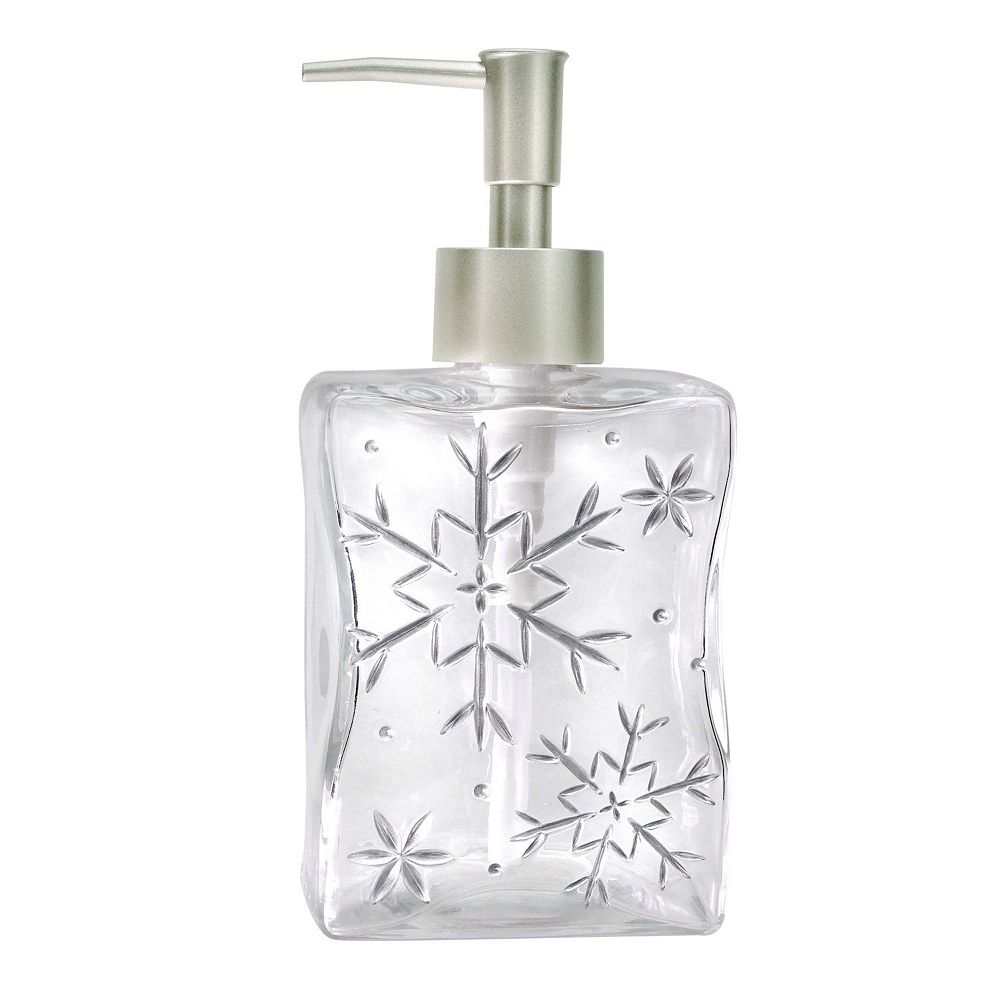 St. Nicholas Square® Glass Snowflake Soap Pump