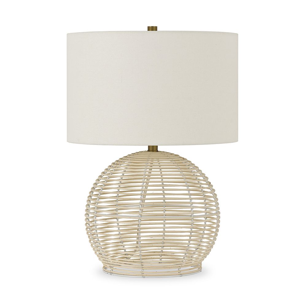 Finley & Sloane Bryn Rattan Table Lamp