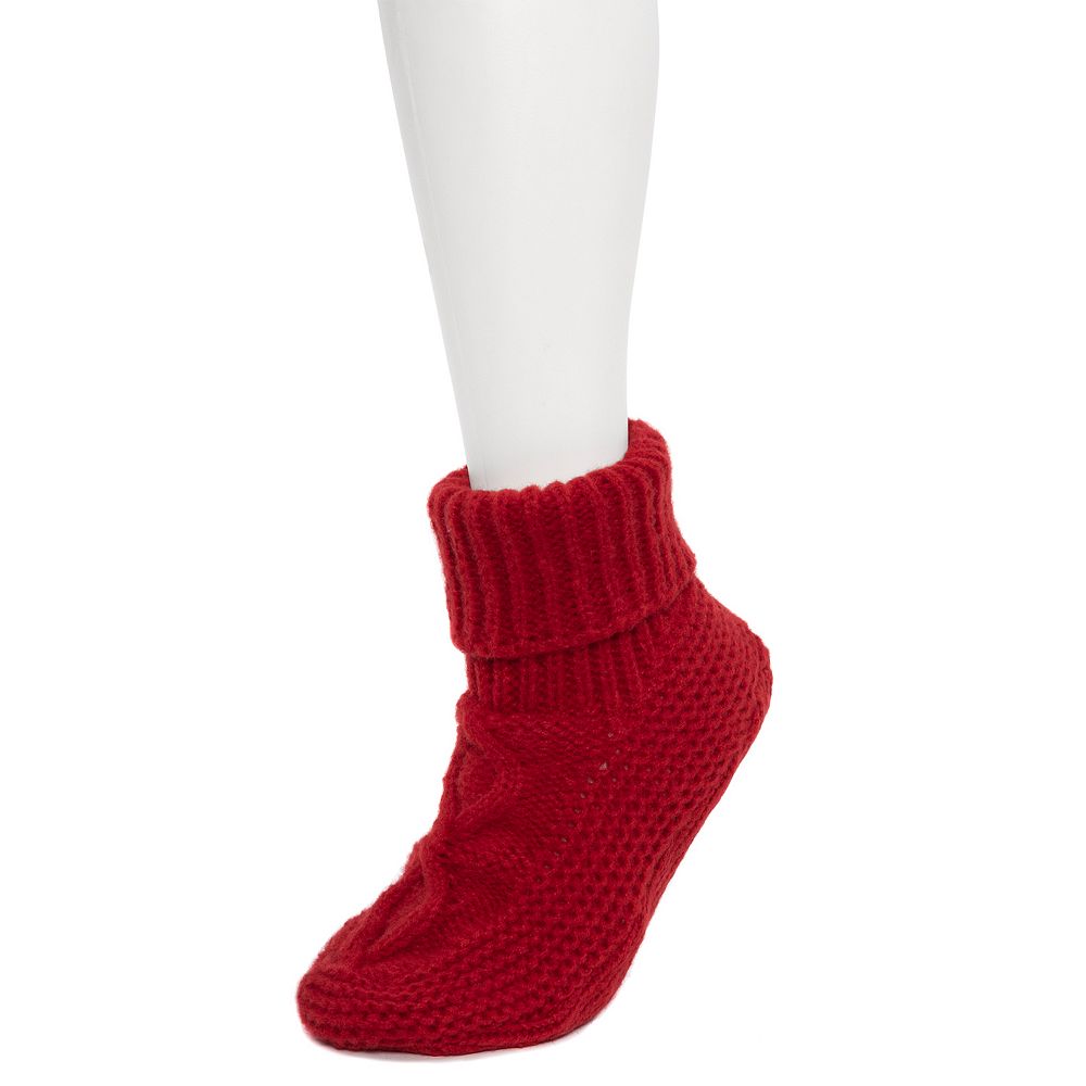 Women's Cuddl Duds® Cozy Lined Bootie Slipper Socks