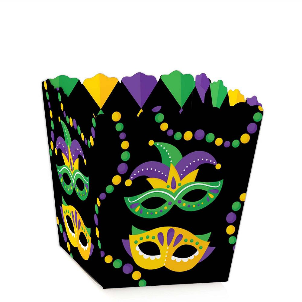 Big Dot Of Happiness Colorful Mardi Gras Mask Mini Favor Masquerade ...