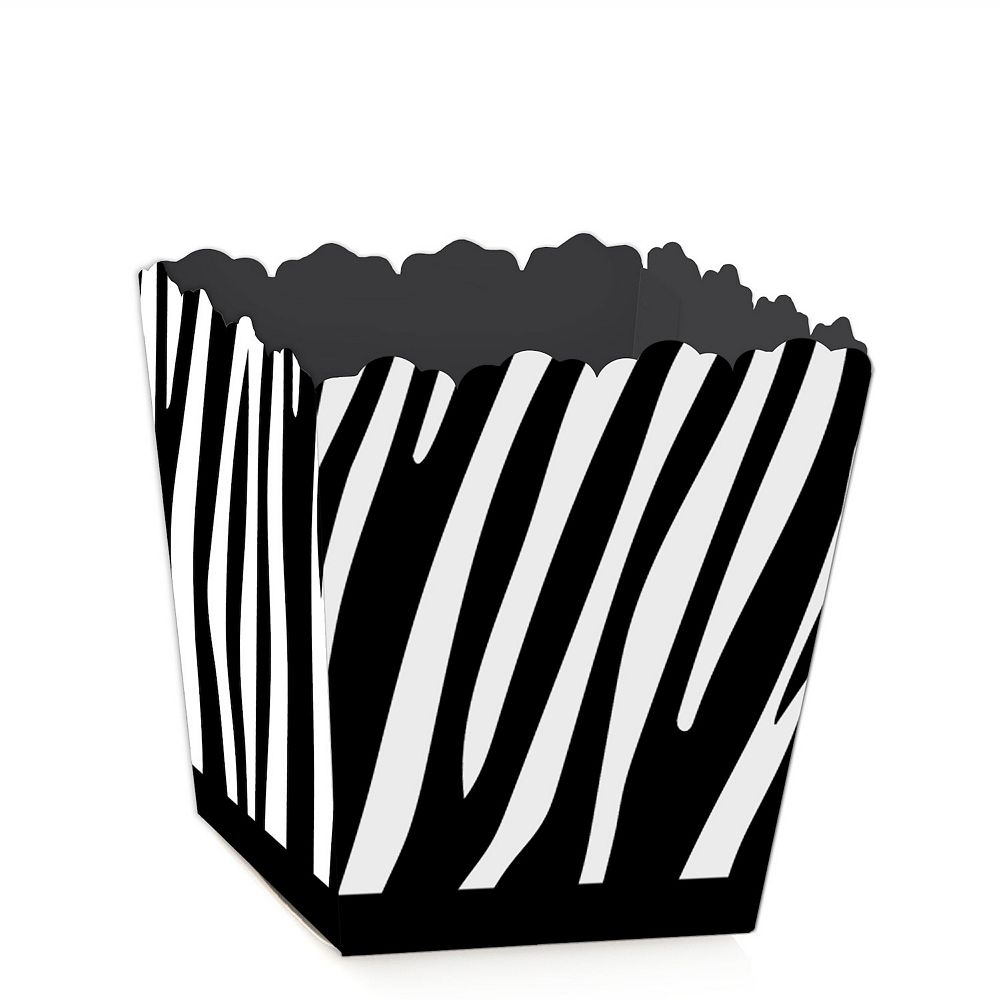 Big Dot Of Happiness Zebra Print - Mini Favor Boxes - Safari Party ...