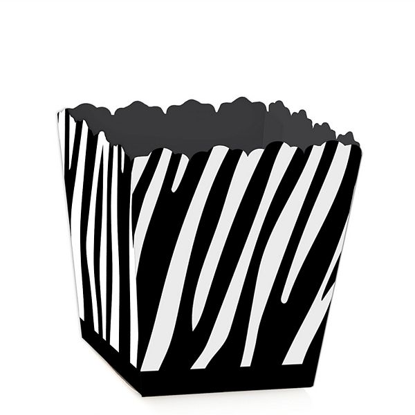 Big Dot Of Happiness Zebra Print - Mini Favor Boxes - Safari Party ...