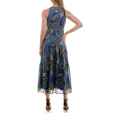 Women's Nicole Miller Criss Cross Halter Dress