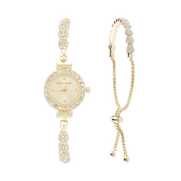 Alexis Bendel Women's 2-Piece Analog Watch & Bracelet Set