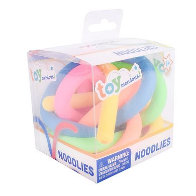 Toymendous 6-Pack Rainbow Noodlies Stretchy Fidget Sensory Toy