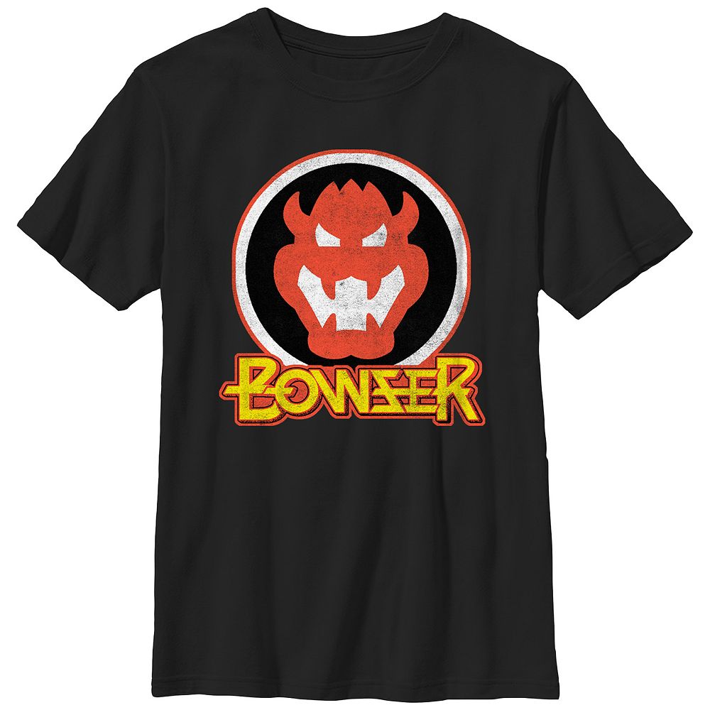 Boys 6-20 Super Mario Bros Bowser Badge Graphic Tee