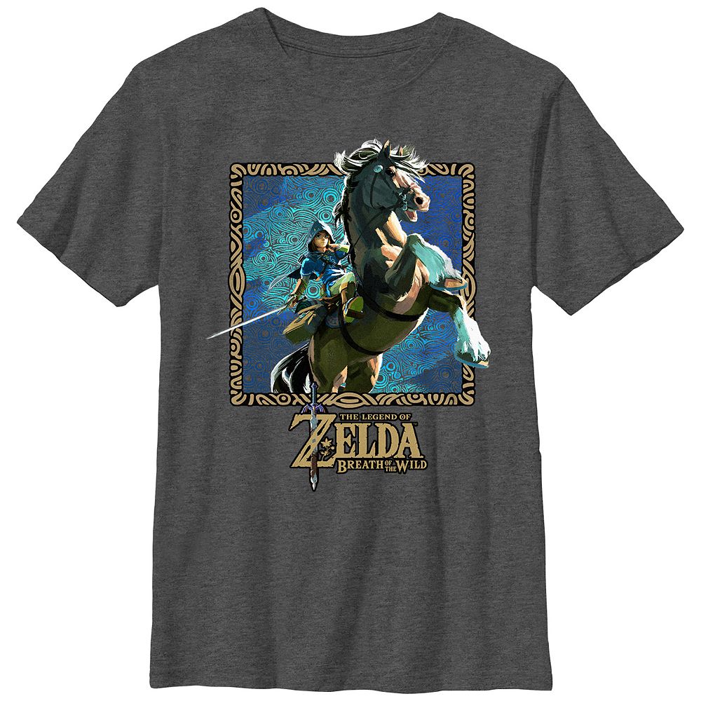 Boys 6-20 The Legend Of Zelda Breath Of The Wild Link Rider Graphic Tee
