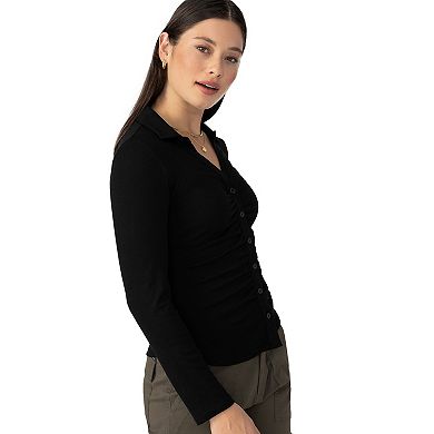 Women's Modern Supply by Sanctuary Dreamer Long Sleeve Knit Shirt