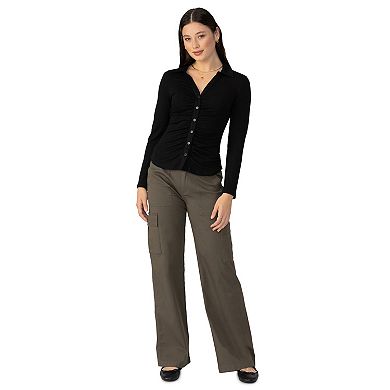 Women's Modern Supply by Sanctuary Dreamer Long Sleeve Knit Shirt