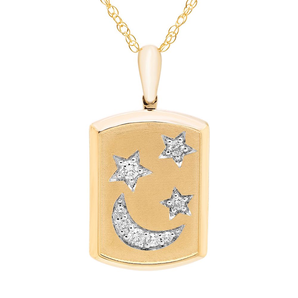 Boston Bay Diamonds 14k Gold Over Sterling Silver 1/5 Carat T.W ...