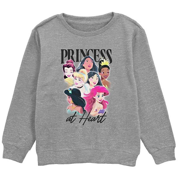 Disney's Princess At Heart Girls Graphic Fleece