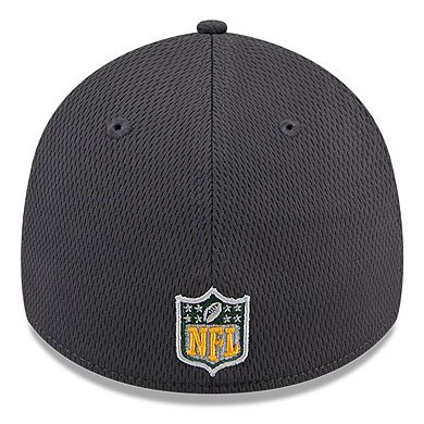 Men's New Era Graphite Green Bay Packers 2024 NFL Draft 39THIRTY Flex Hat