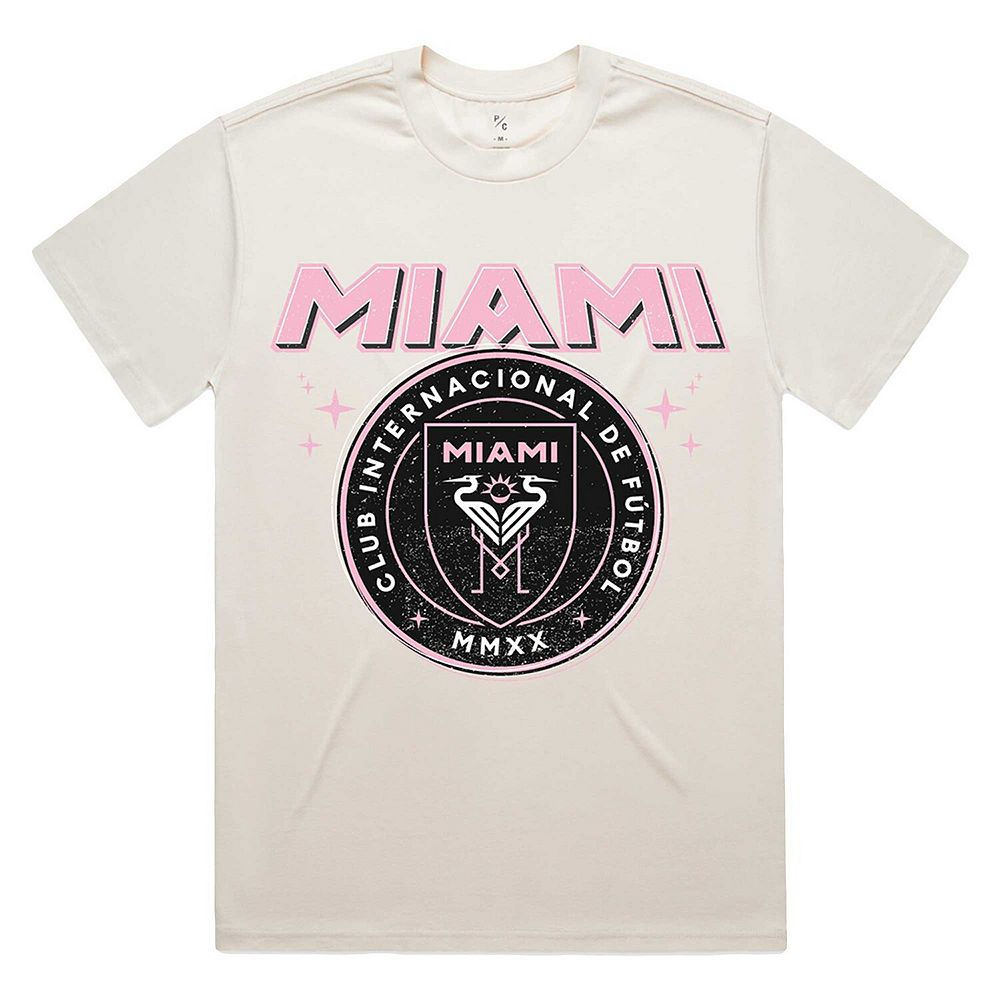 Unisex Peace Collective Cream Inter Miami CF Vintage T-Shirt