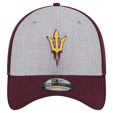 Men's New Era Heather Gray/Maroon Arizona State Sun Devils Two-Tone ...